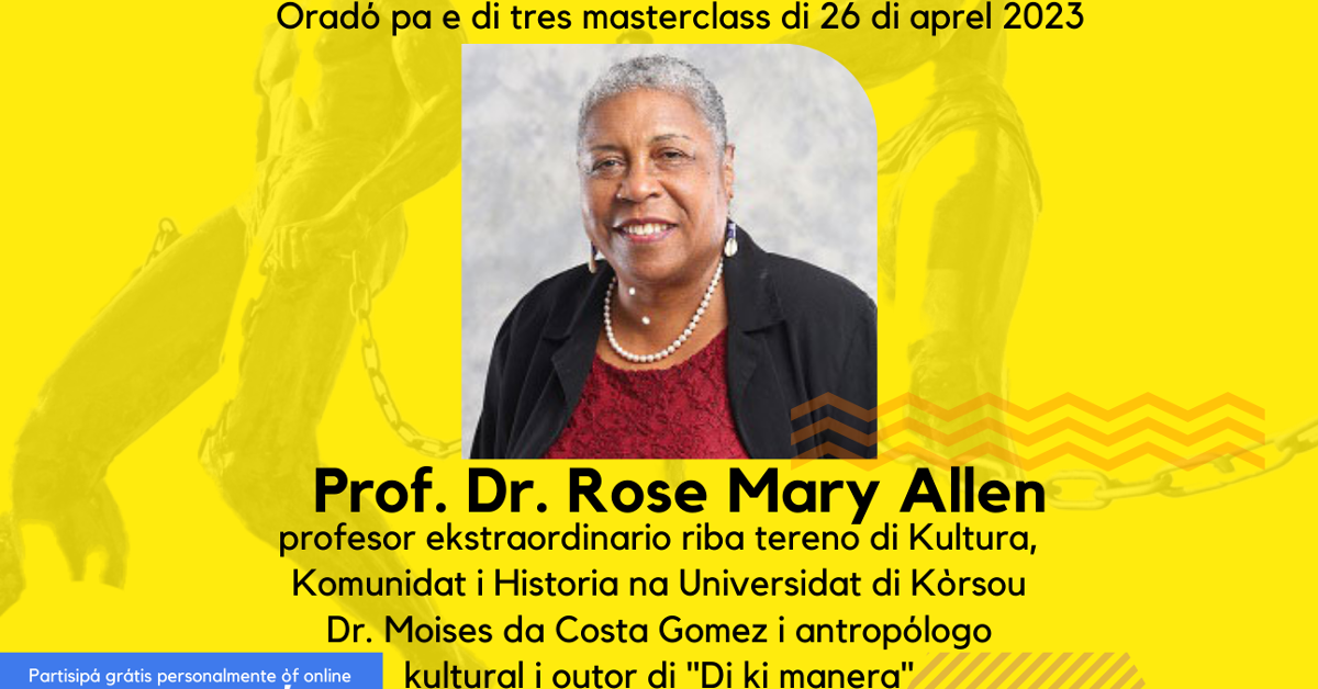 Masterclass Sklabitut i Reparashon #03 - Prof. Dr. Rose Mary Allen